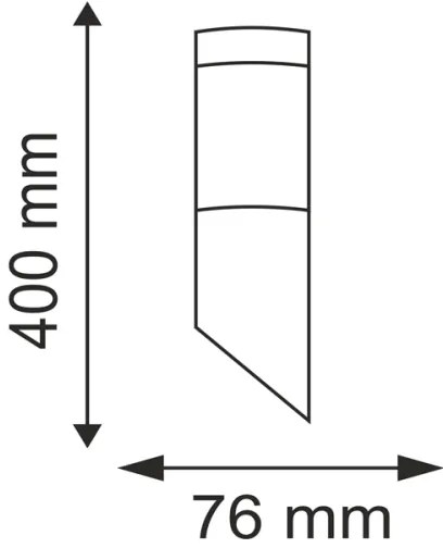 LED Venkovní svítidlo LIVIA 1xE27/7W/230V 4000K IP44
