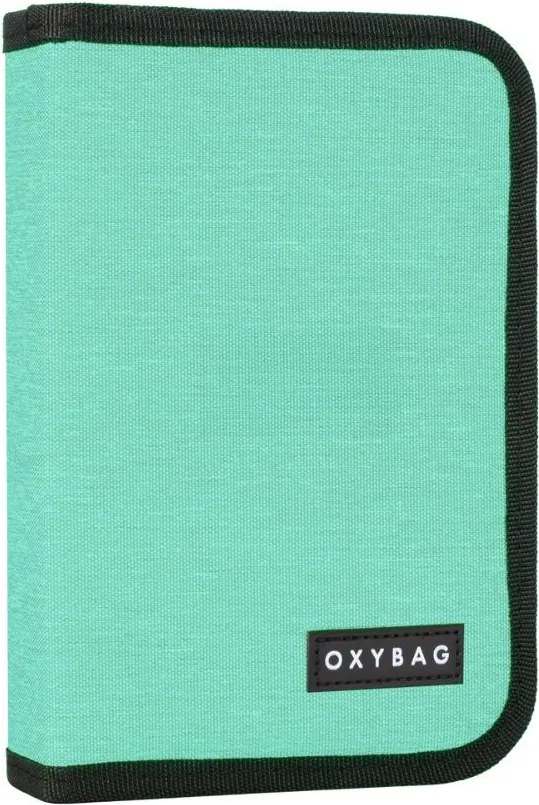 Oxybag UNICOLOR - jednopatrový penál Mint, 2 chlopně