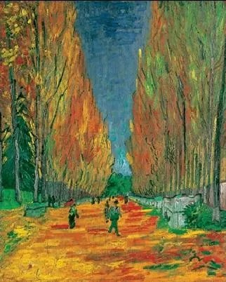 Obraz, Reprodukce - Les Alyscamps, 1888, Vincent van Gogh, (50 x 70 cm)
