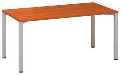 Alfa Office  Konferenční stůl Alfa 420 s šedým podnožím, 160 x 80 x 74,2 cm, rovné provedení, dezén třešeň