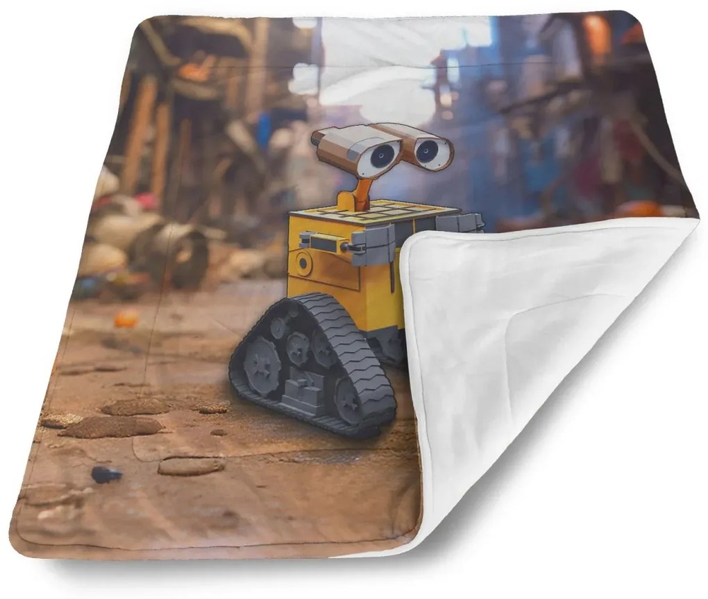 Sablio Deka pro miminko Wall-E robot Město - 90x120 cm