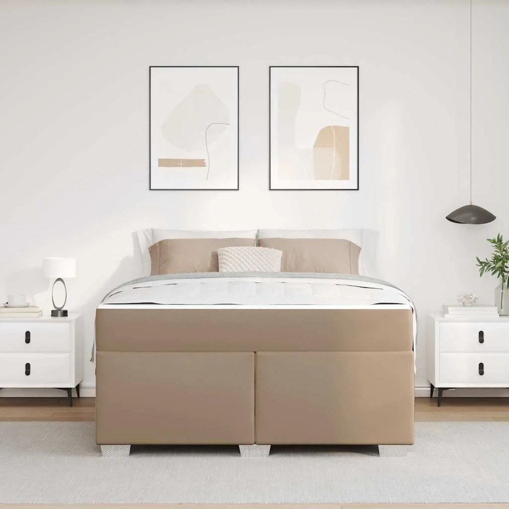 Rám postele Cappuccino 160 x 200 cm PVC 3399245