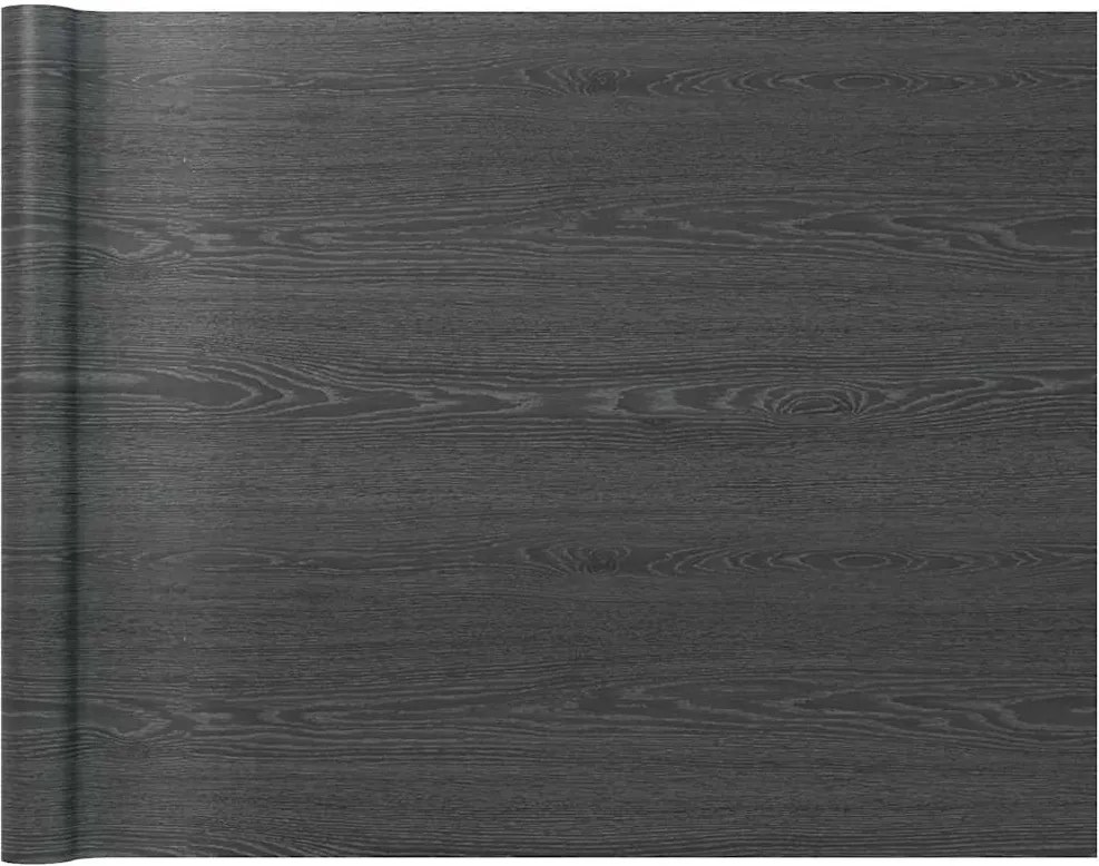Samolepicí tapety na nábytek 2 ks tmavé dřevo 500 x 90 cm PVC 3059646
