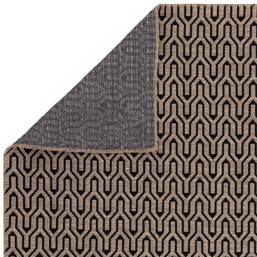 Tribeca Design Kusový koberec Radio Black Lattice Rozměry: 200x290 cm