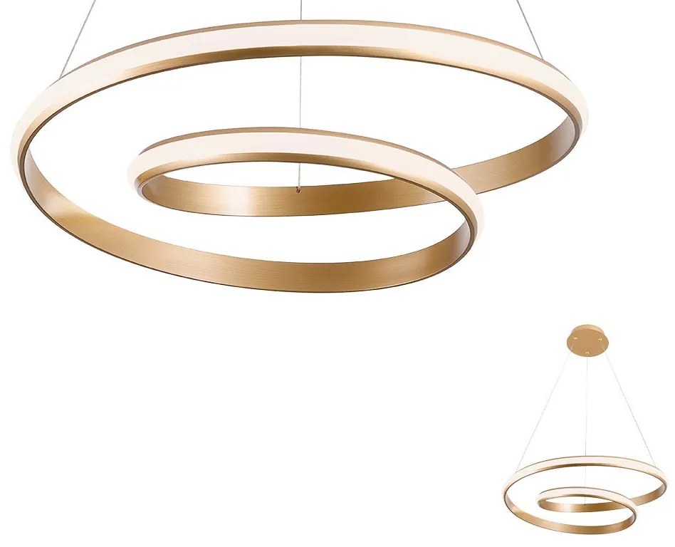 Světla a lustry REDO GROUP Závěsné LED svítidlo TORSION 01-1794