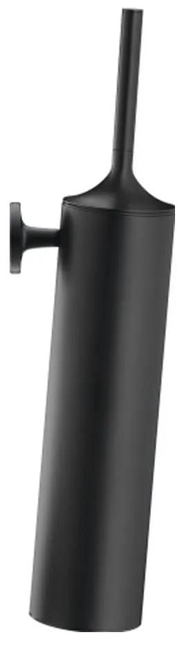 Duravit Starck T - WC kartáč s držákem, černá matná, 0099464600