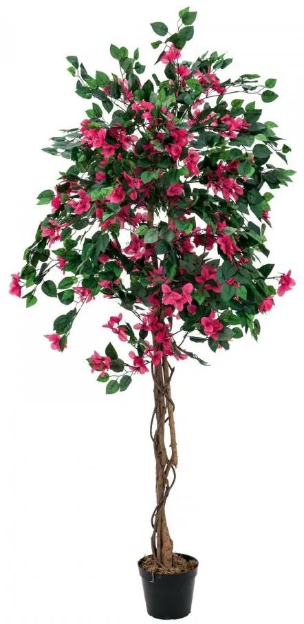 Umělá květina - Bougainvillea červená, 150 cm