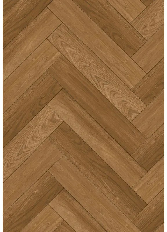 Mexen Overland Park herringbone, vinylová podlaha 570 x 95 mm LVT Dryback 2,5 mm, 4stranná V-drážka, Jatoba, F1487-0570-095-255-4V1-01