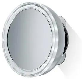 Decor Walther Cestovní LED kosmetické zrcadlo s bílým pouzdrem BS 10 chrom