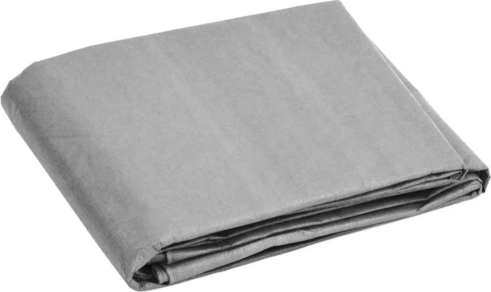 Plachta 180 g/m² 4 x 6 m šedá HDPE 151488