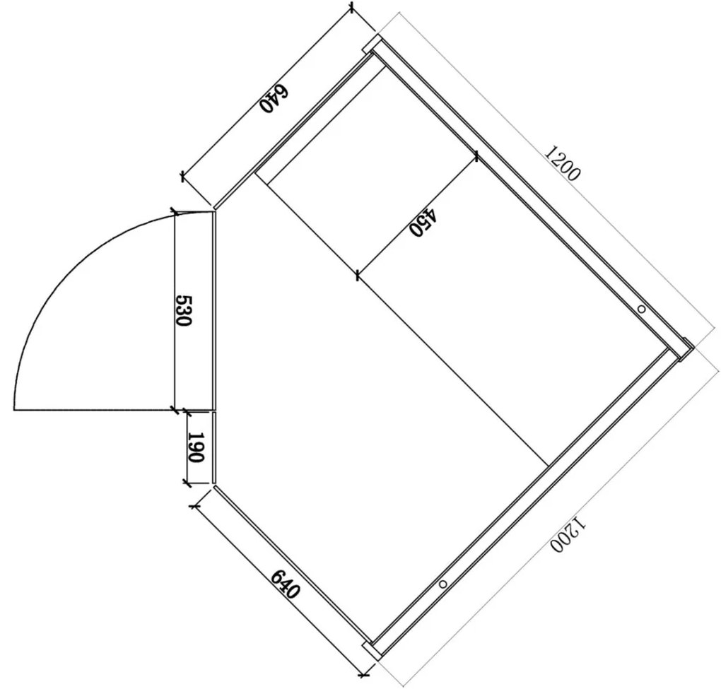 BPS-koupelny Finská sauna Relax  120x120, 1-2 osoby