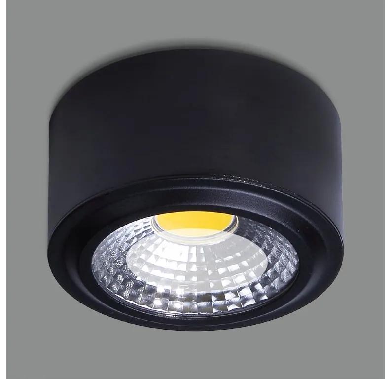ACB Iluminacion Stropní LED svítidlo STUDIO, ⌀  12 cm, 12W, CRI90 Barva: Černá, Stmívání: DALI/PUSH