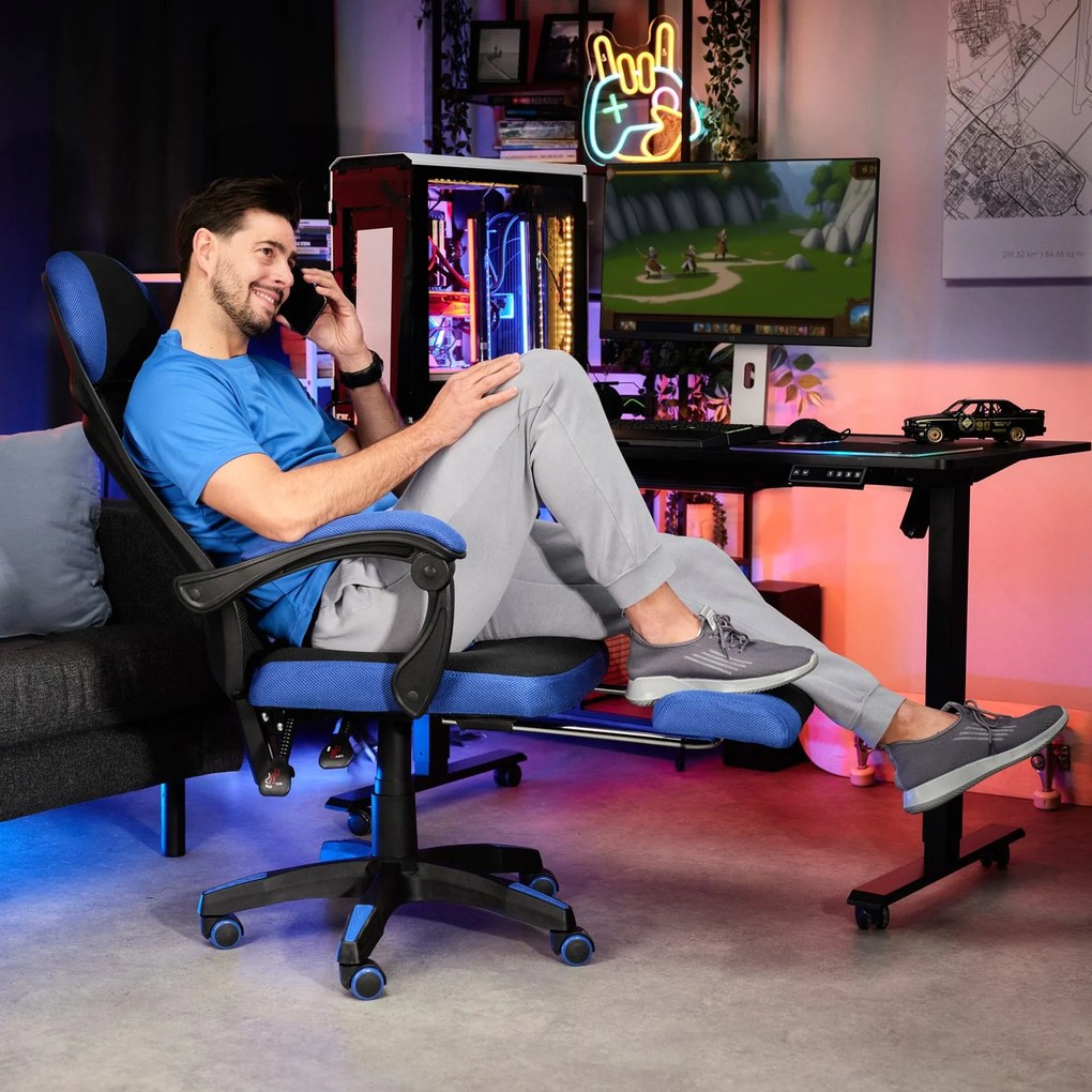 Herní židle Sporte modrá