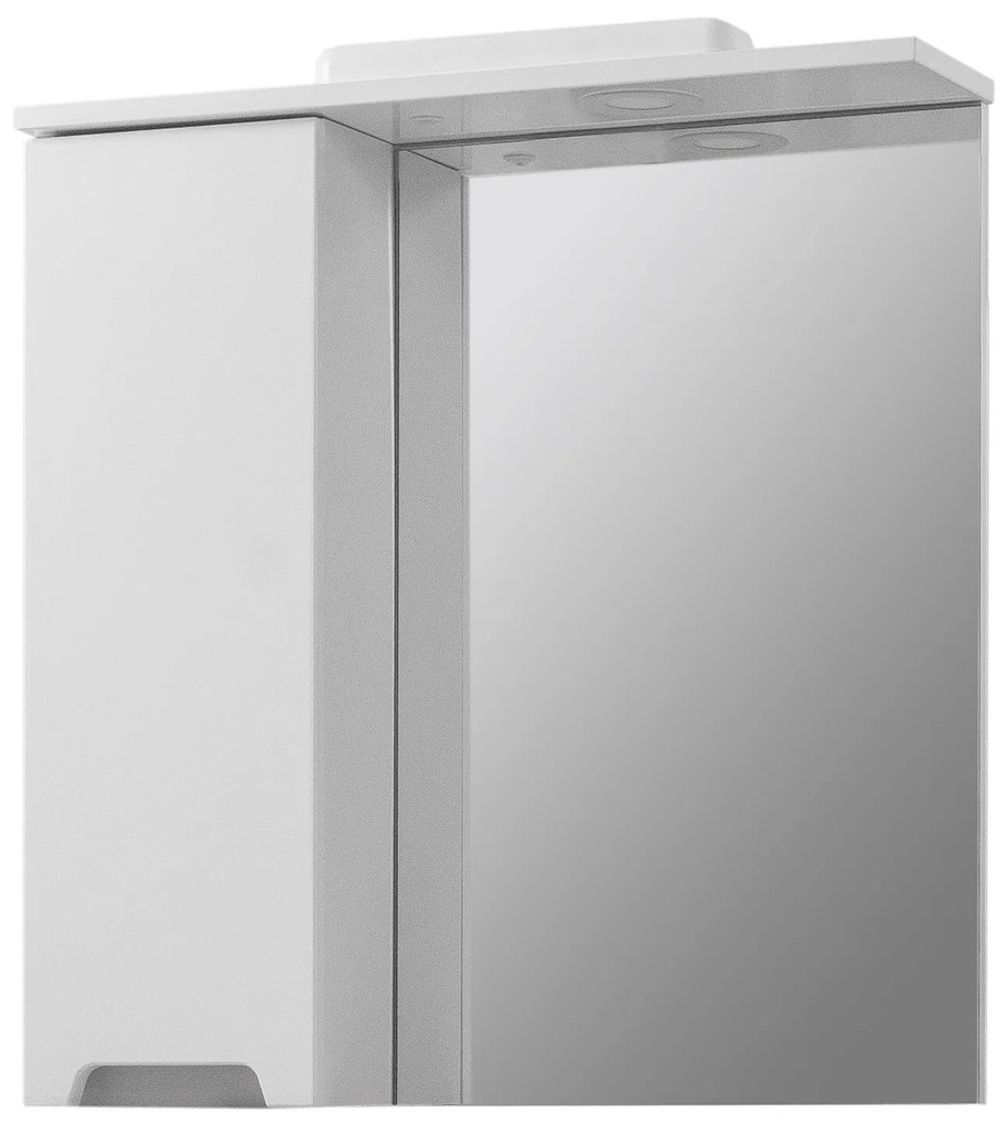 Lavedo Estel 55 závěsná koupelnová skříňka se zrcadlem a osvětlením