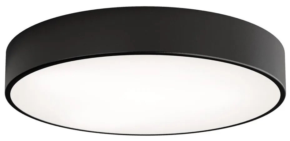 Koupelnové stropní svítidlo CLEO 4xE27/24W/230V pr. 50 cm černá IP54