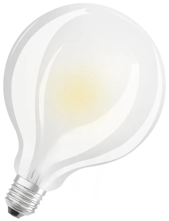 Matná LED žárovka E27 6,5 W GLOBE, teplá bílá