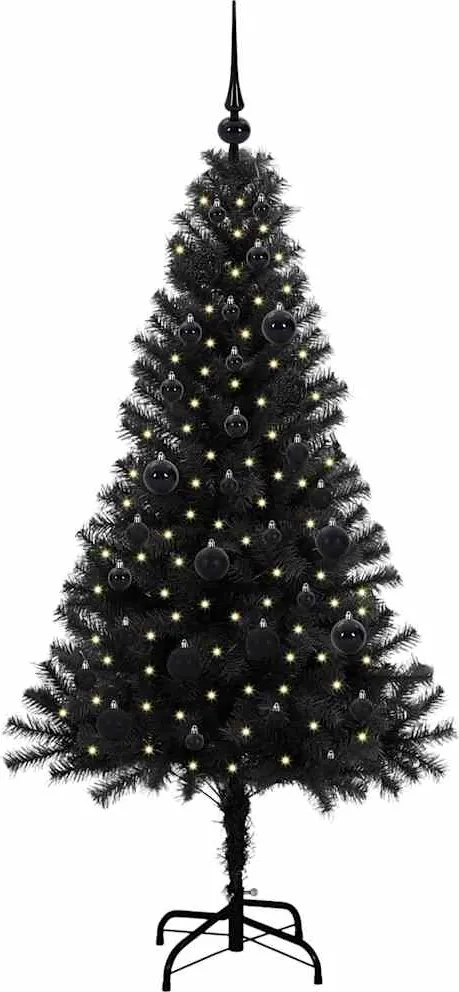Vánoční stromeček Černá 150 cm PVC 3396466
