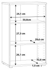 Knihovna URAN bílá