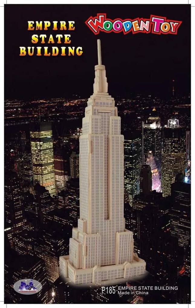 Woodcraft construction kit Woodcraft Dřevěné 3D puzzle Empire State Building