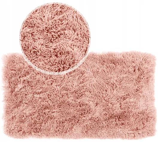 Koupelnový sametový plyšový kobereček 50x80cm různé barvy Barva: Půdrově růžová