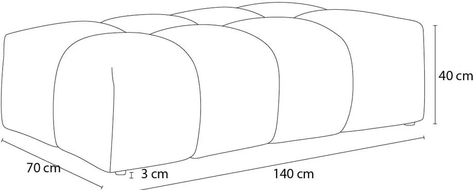 Žinylková podnožka v terakotové barvě Everest – Bobochic Paris