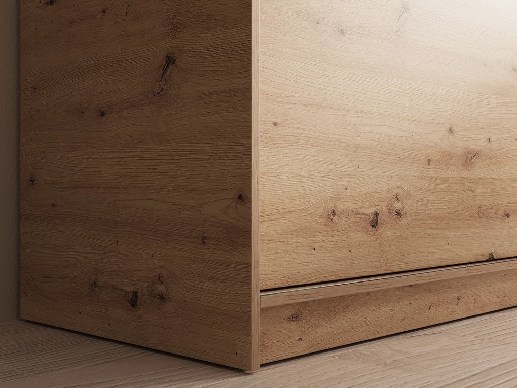 ADRK Furniture Šatní skříň s zrcadlem Hailey 180 SW-HAI-180-A