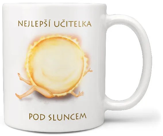 Hrnek Nejlepší učitelka pod sluncem (Náplň hrníčku: Žádná)