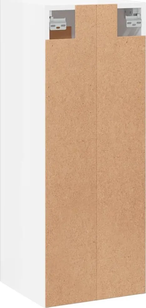 vidaXL Nástěnná skříňka 34,5 x 34 x 90 cm kompozitní dřevo [830494] Barva: bílá s vysokým leskem