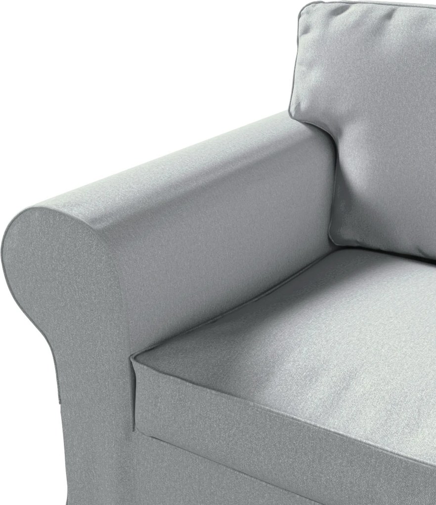 Potah na křeslo IKEA Ektorp barva šedá látka pletený vzor