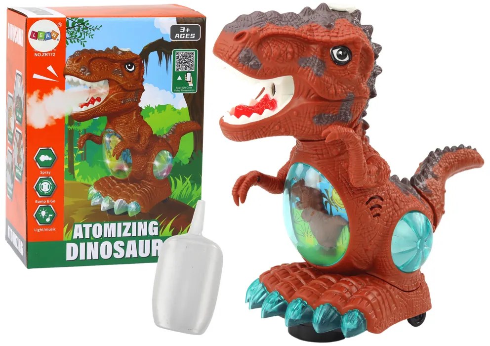 LEANToys Tančící Dinosaurus s inteligentním senzorem překážek