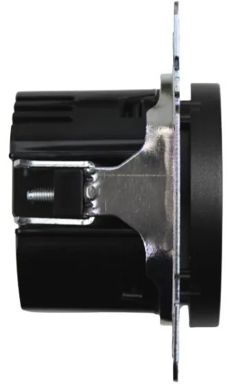 Elhard Kulatá USB A+C zásuvka Rondo 20W, černá RD2033B