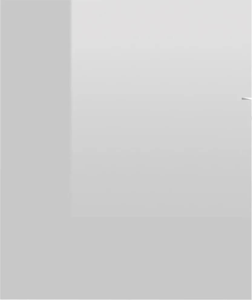 vidaXL Set koupelnového nábytku dřevotříska [3071001] Barva: bílá s vysokým leskem