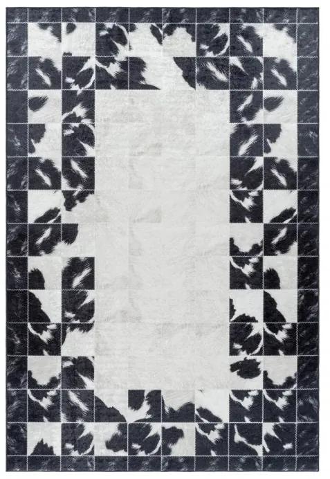 Ayyildiz Kusový koberec FIESTA 4307, Černá Rozměr koberce: 120 x 170 cm
