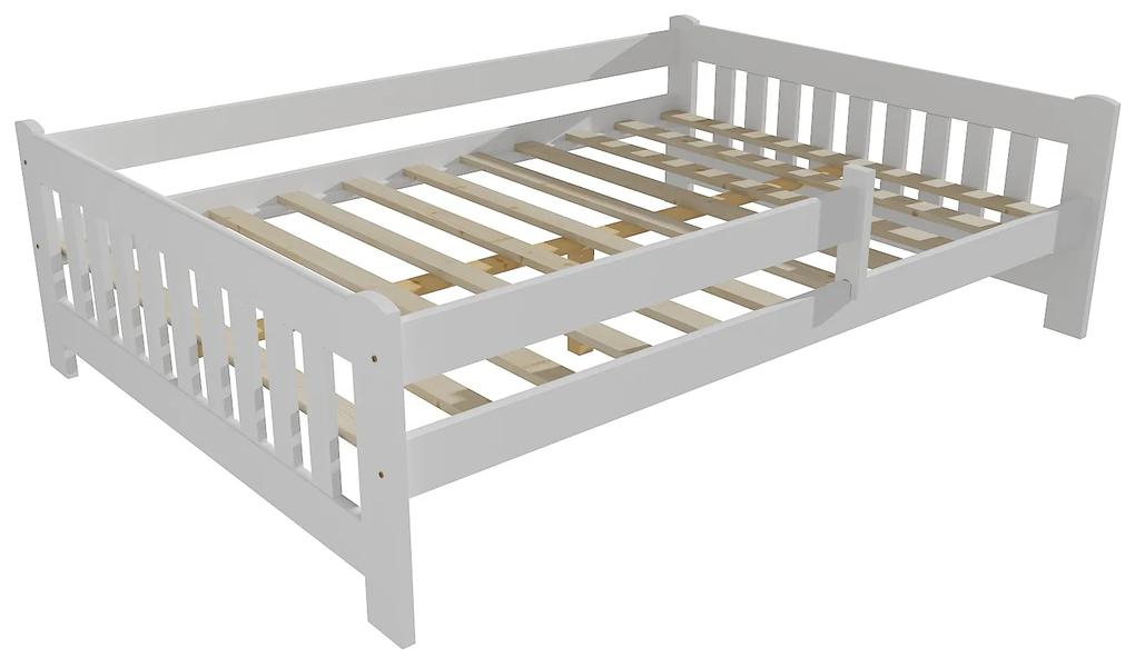 Vomaks Dětská postel DP 022 XL se zábranou Rozměr: 160 x 200 cm, Barva: barva růžová