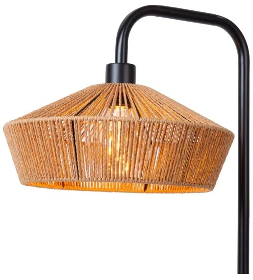 Lucide 10713/28/72 - Stojací lampa YUNKAI 1xE27/60W/230V hnědá