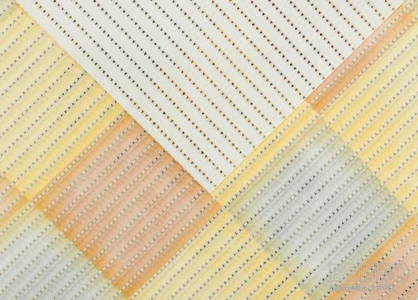 Breno Koupelnová pěnová předložka SOFTY-TEX 79842 pastelové dlaždice, šíře 65 cm, Vícebarevné