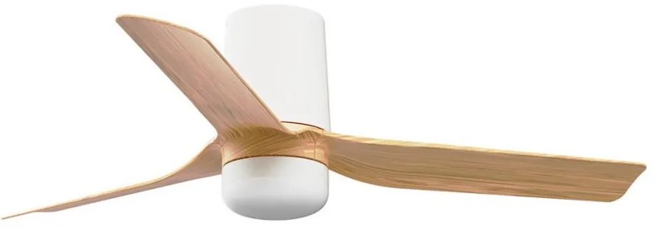 FARO Barcelona FARO 33833WT-1TW-LED Stm. vent. MINIPUNTTUB S 10W/230V hnědá/bílá pr.90 cm WT+DO 33833T1TW