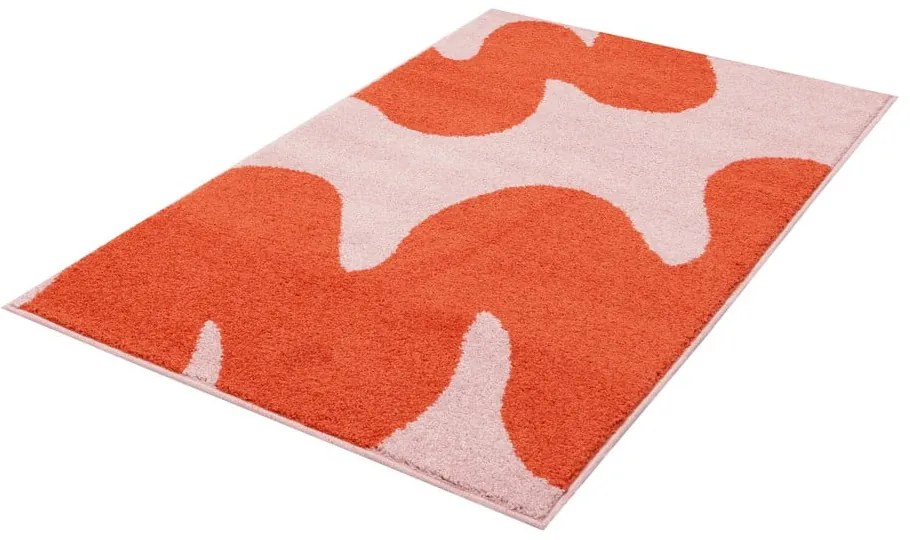 Červený/růžový dětský koberec 80x150 cm Hugsy Coral – FD