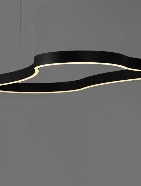 Designový lustr Dussa Černá 120