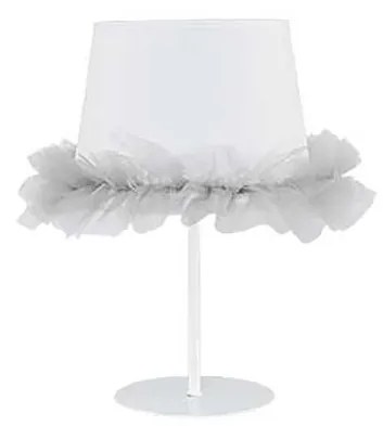 Duolla Duolla - Dětská stolní lampa BALLET 1xE14/40W/230V bílá/šedá DU7233