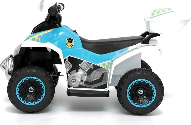 LEAN CARS Elektrická policejní čtyřkolka GTS1188-A, bílá