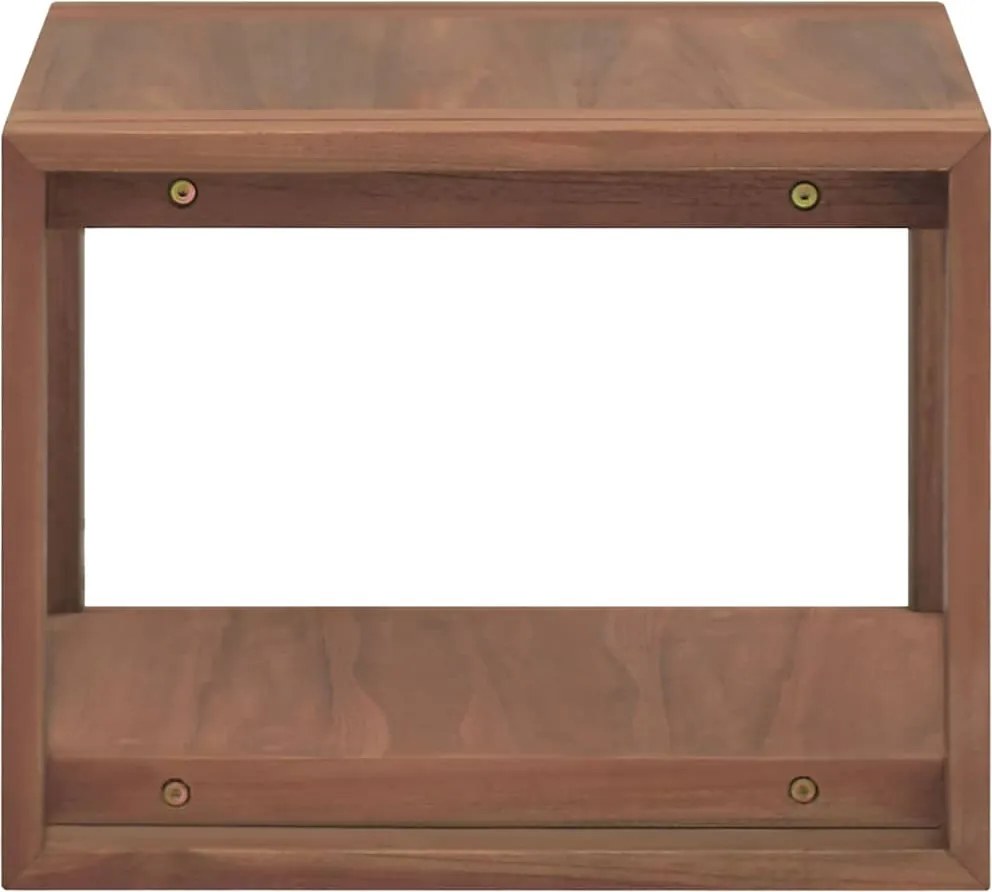 Nástěnná koupelnová skříňka 45 x 45 x 35 cm masivní teak 338233