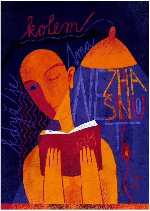 Magda Andresová | Nezhasnout Rám: Dubový, Velikost: 60 x 40 cm