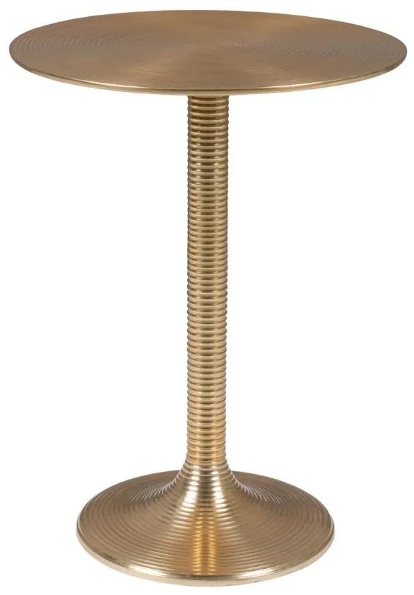 Zlatý kulatý odkládací stolek Bold Monkey Hypnotising 37 cm