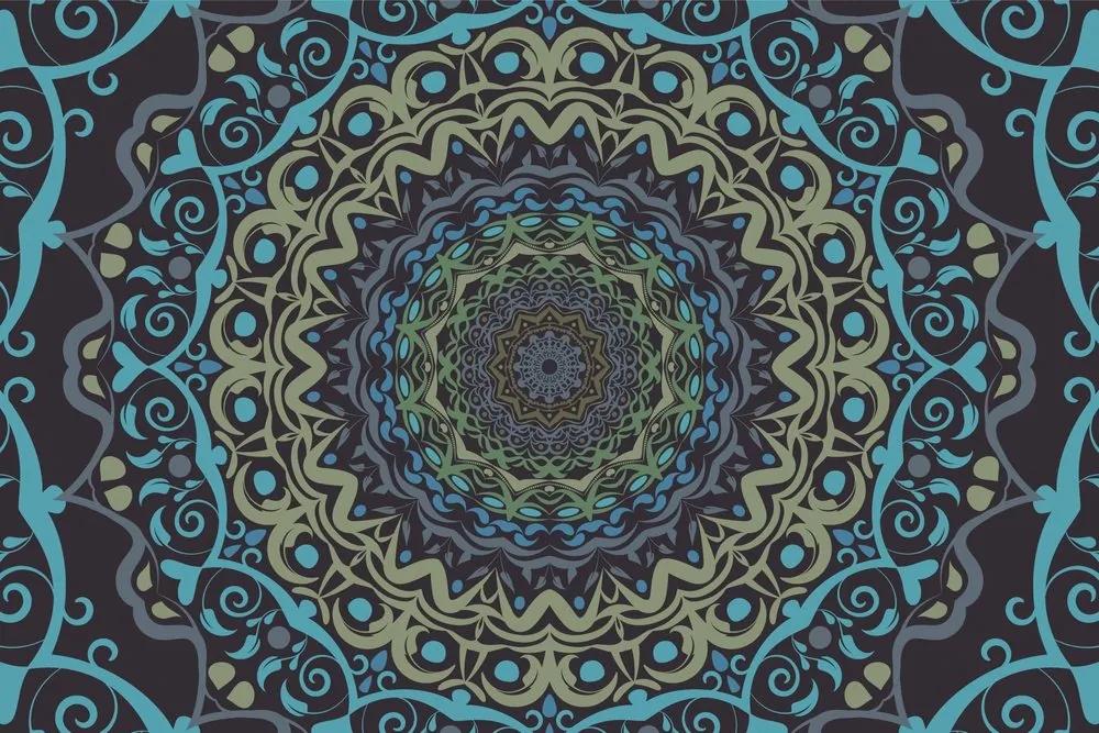Tapeta abstraktní Mandala ve vintage stylu - 450x300 cm