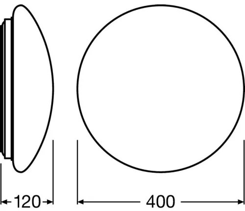 LED svítidlo LEDVANCE Surface Circular 400mm 24W/4000K neutrální bílá IP44 s pohybovým čidlem