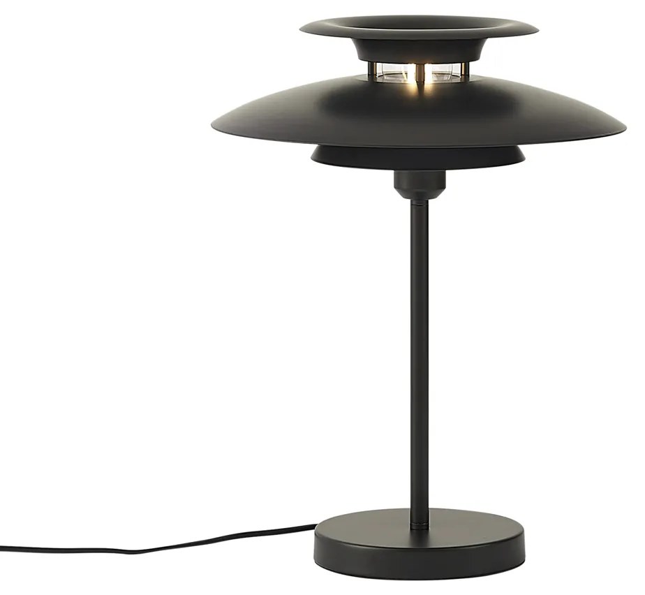 Retro stolní lampa černá ocel 45 cm - Pauly