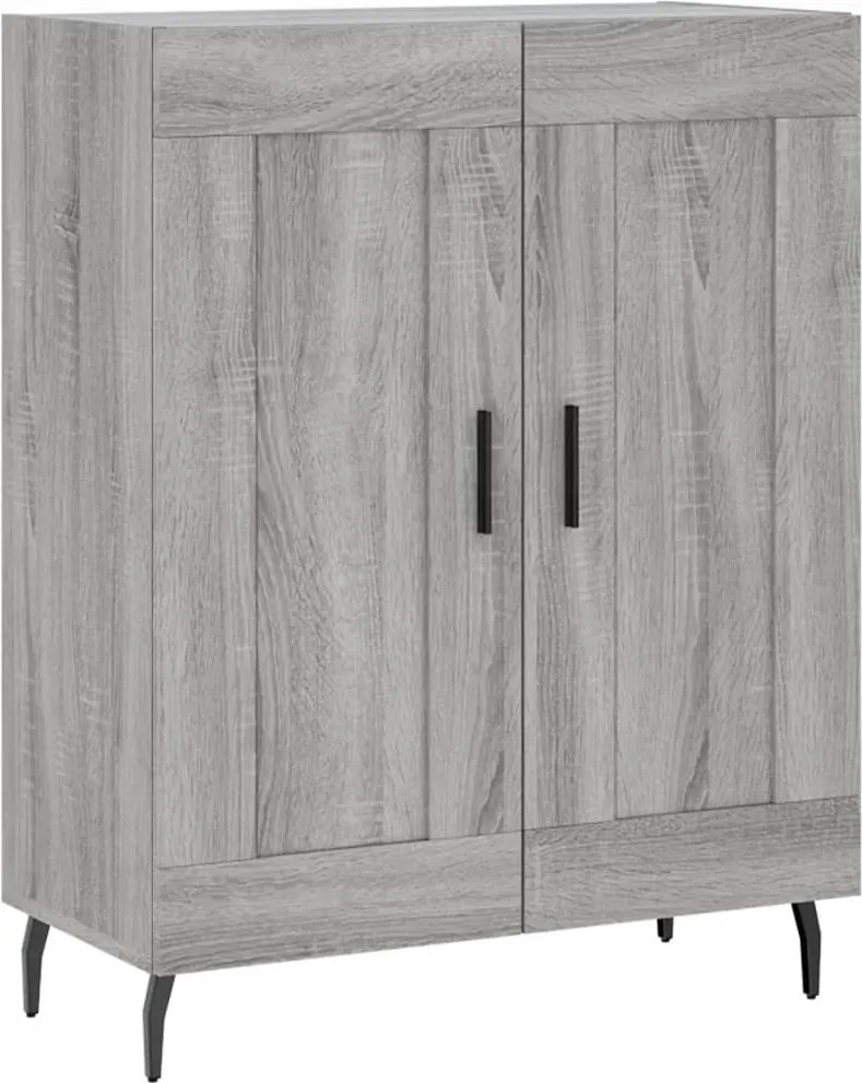 Skříň highboard šedá sonoma 69,5 x 34 x 180 cm kompozitní dřevo 3189979