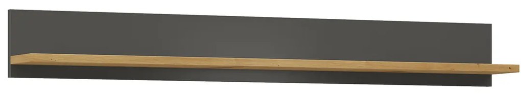Obývací sestava RALF G Grafit + dub artisan