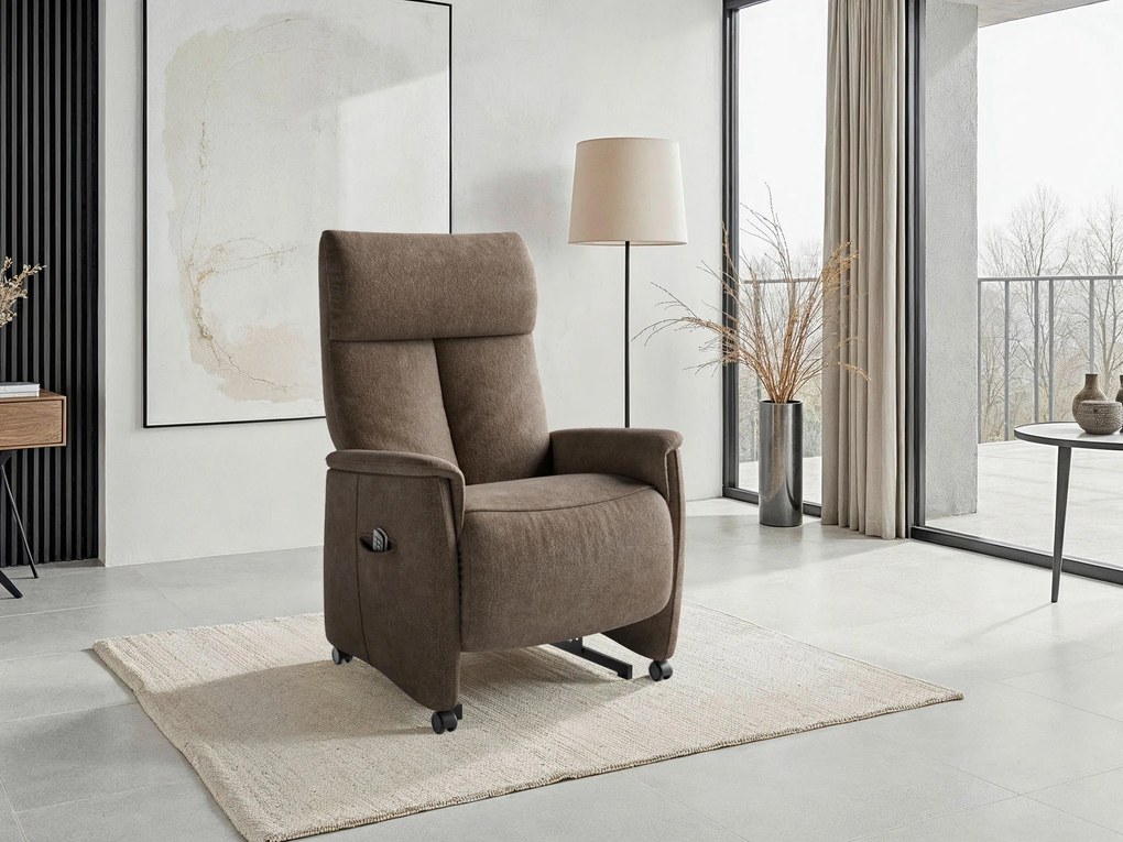 XXXLutz RELAXAČNÍ KŘESLO, textil, hnědá Sit & More - Online Only křesla & taburety - 00014403246V